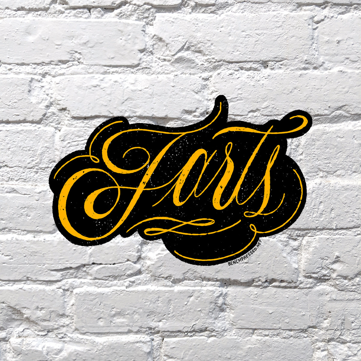 Bench Pressed Merch & Stickers & Buttons – Bench Pressed Letterpress