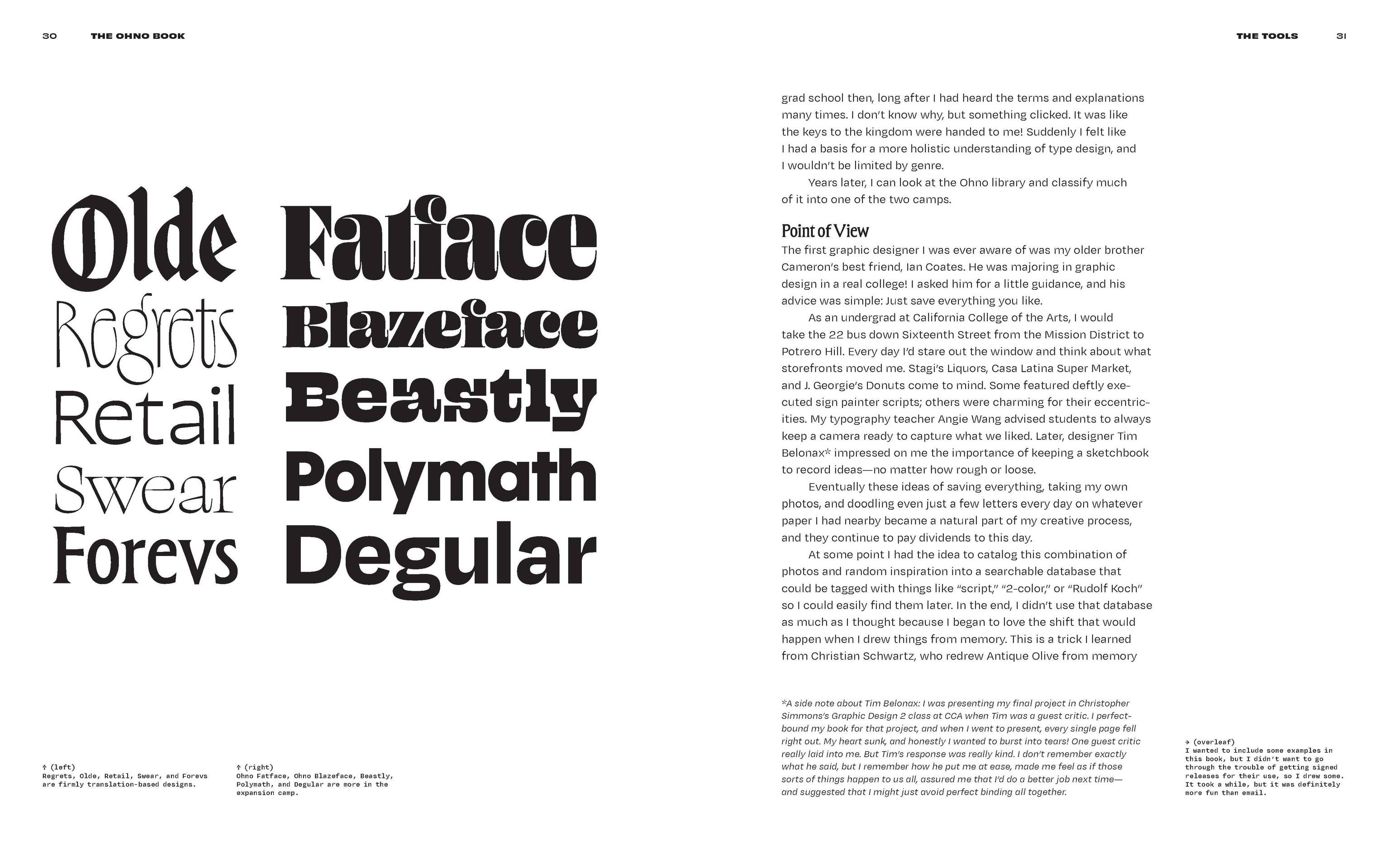 The Ohno Book: A Serious Guide to Irreverent Type Design – Bench ...