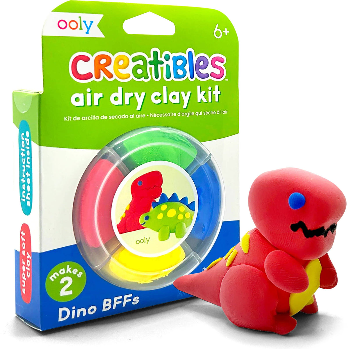 Dino BFFs Air Dry Clay Kit – Bench Pressed Letterpress