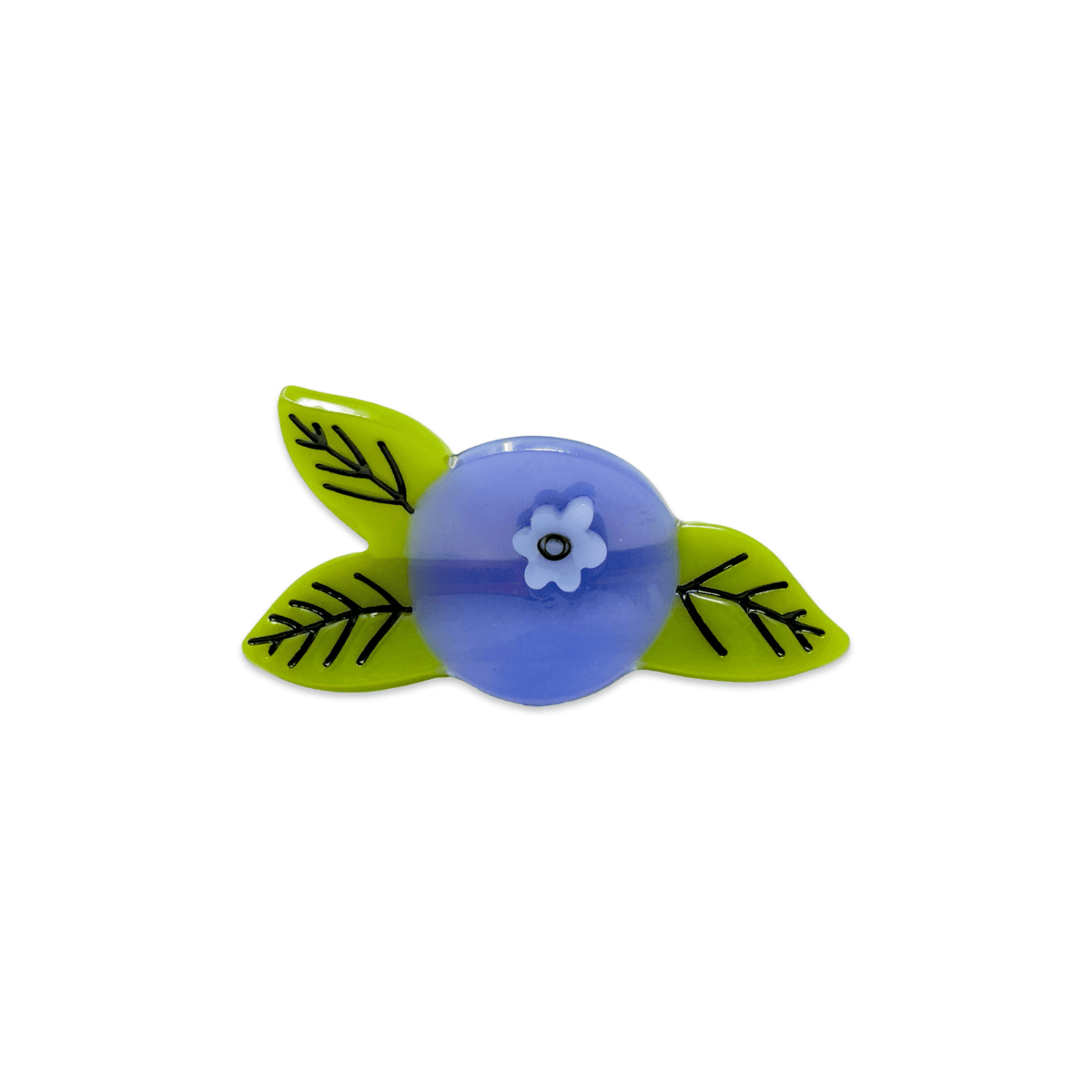 Mini Blueberry Hair Claw Clip – Bench Pressed Letterpress