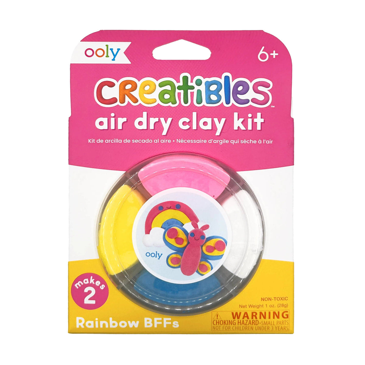 Rainbow Pals Air Dry Clay Kit – Bench Pressed Letterpress