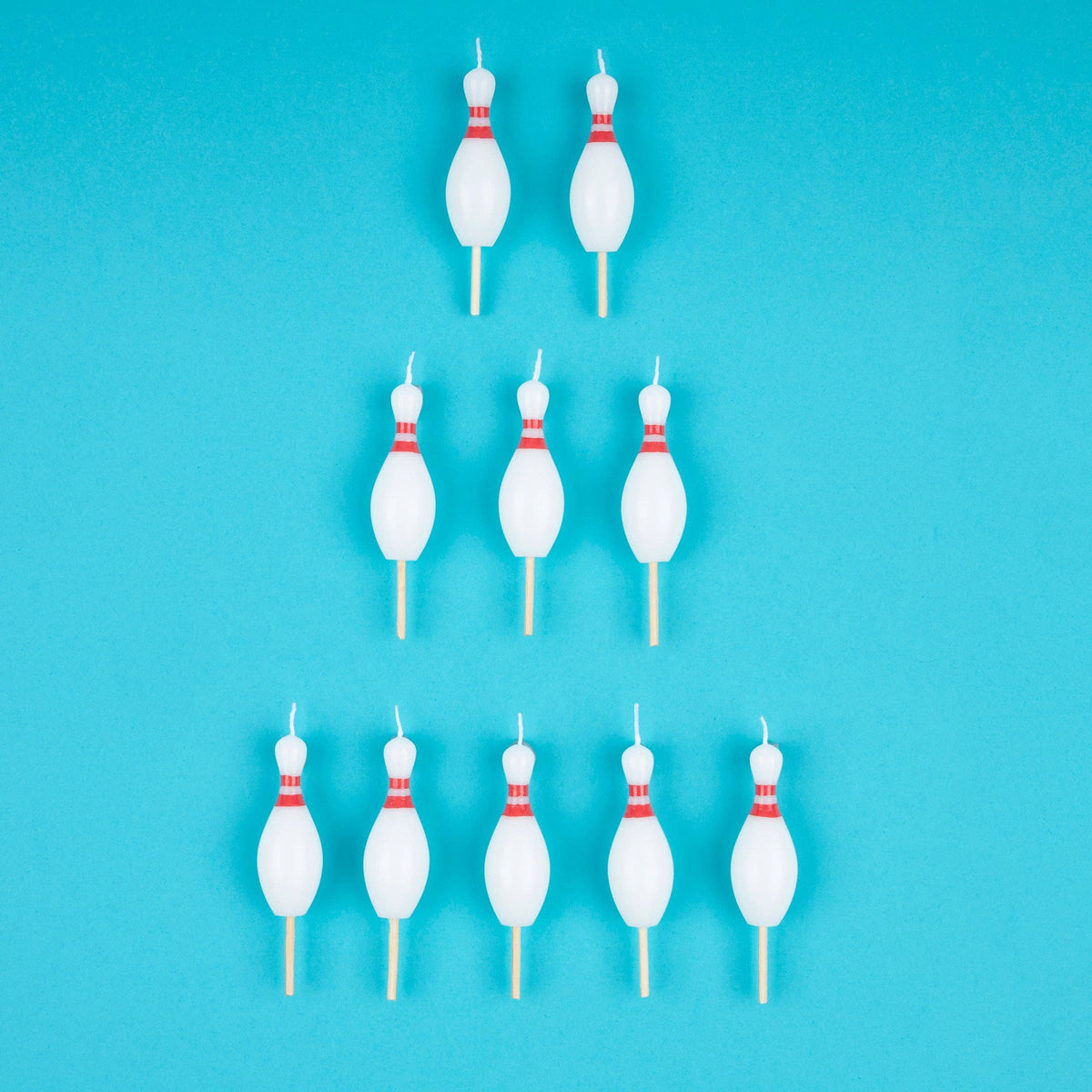 Bowling Pin Candles (Set of 10) – Bench Pressed Letterpress