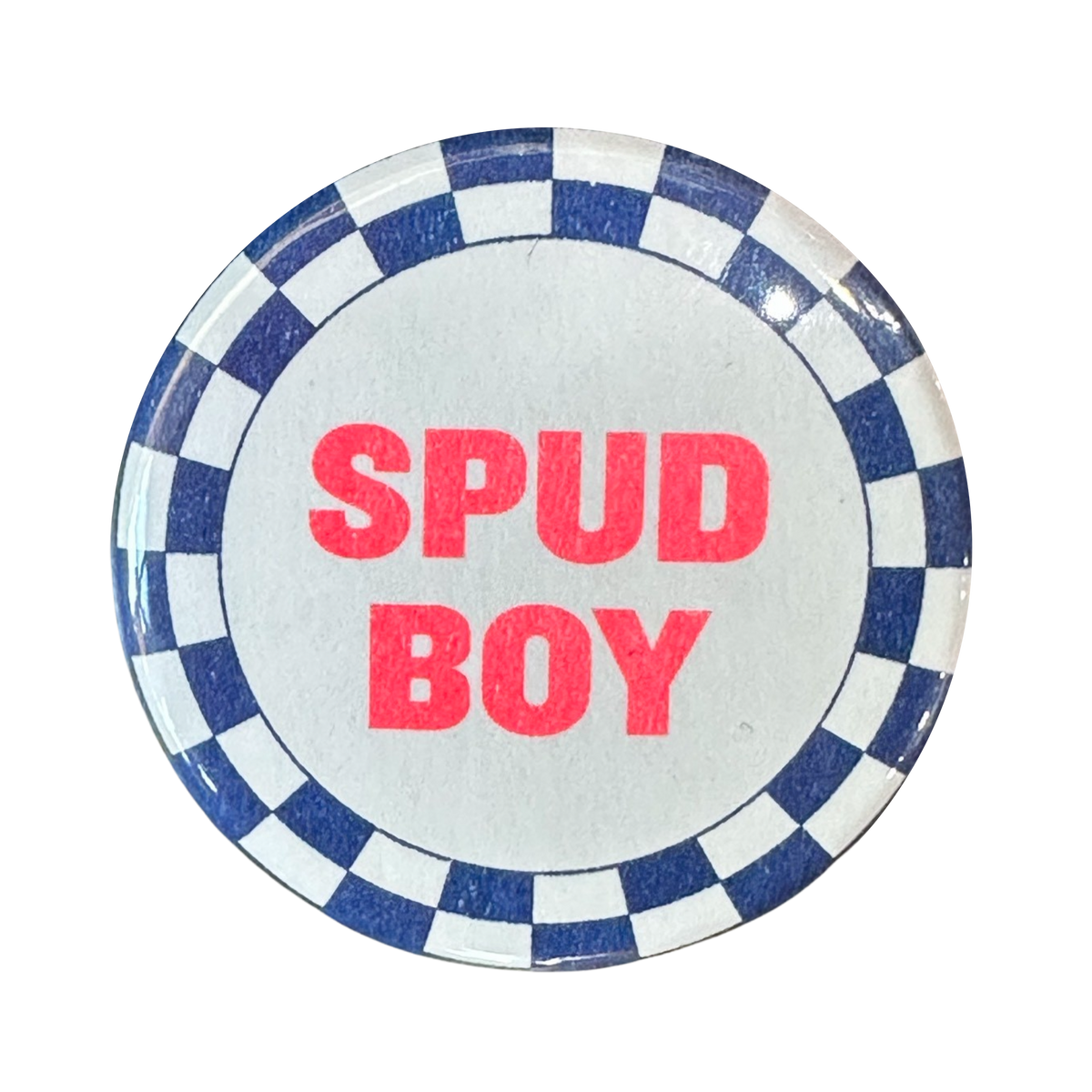 Spud Boy Button – Bench Pressed Letterpress