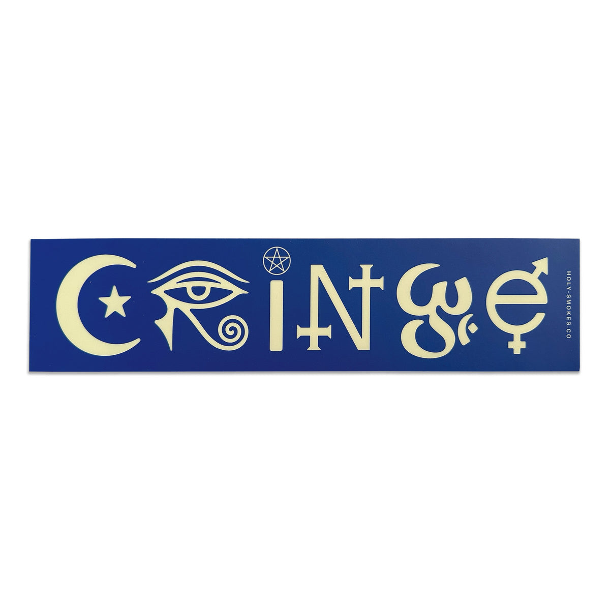 Cringe Bumper Sticker – Bench Pressed Letterpress