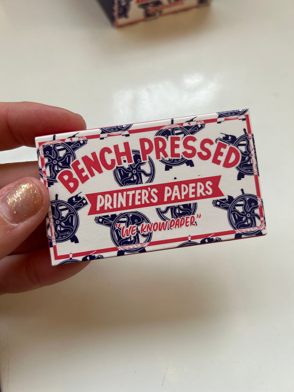 Printer’s Papers Rolling Papers – Bench Pressed Letterpress