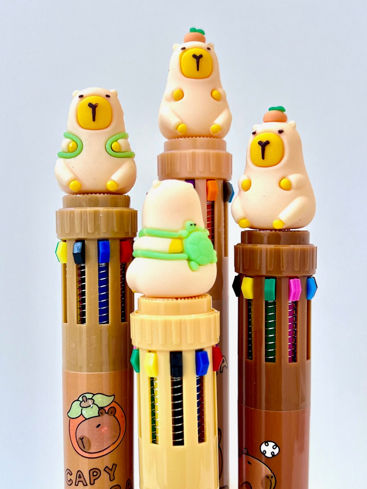 Capybara 10 Color Retractable Pen – Bench Pressed Letterpress