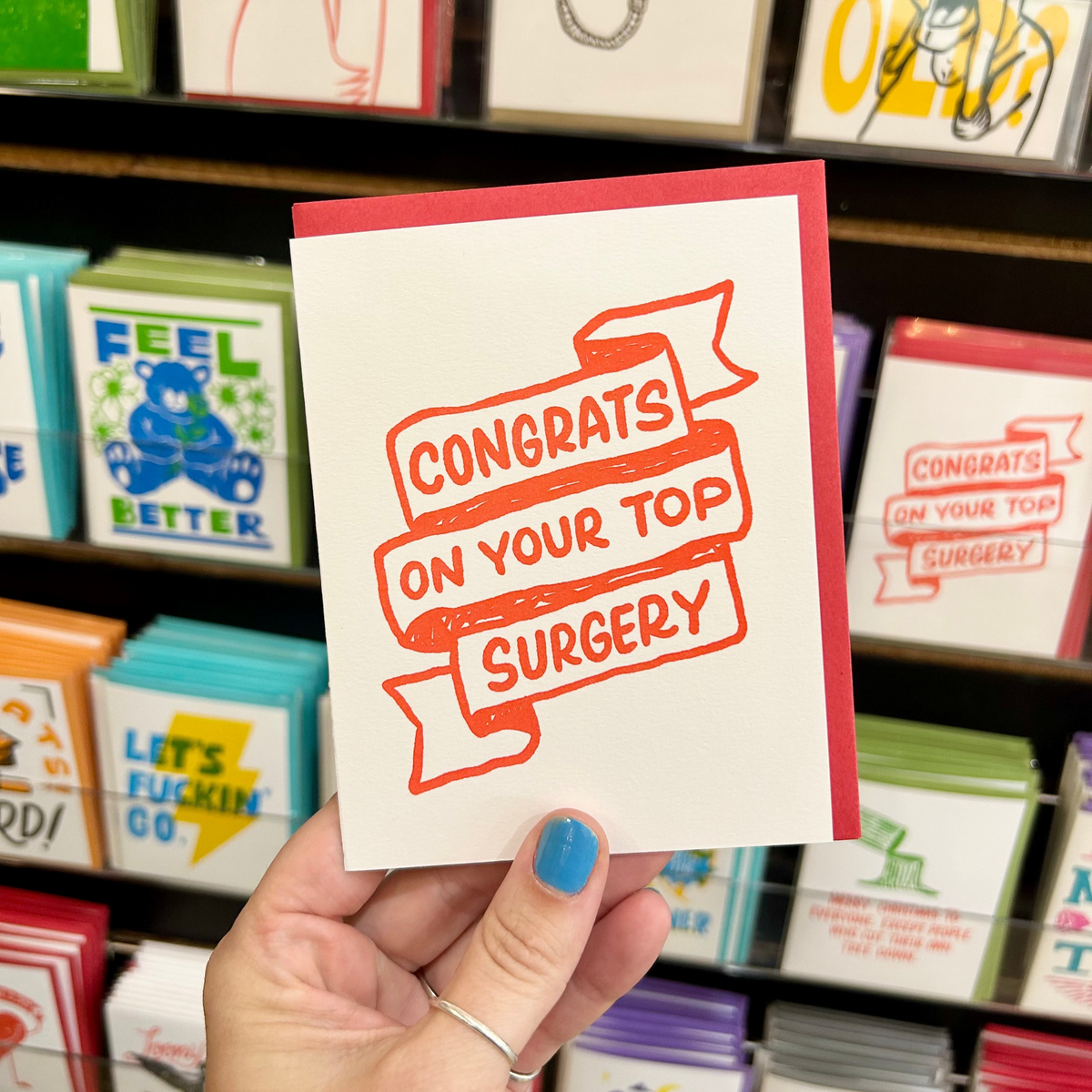 Congrats Top Surgery – Bench Pressed Letterpress