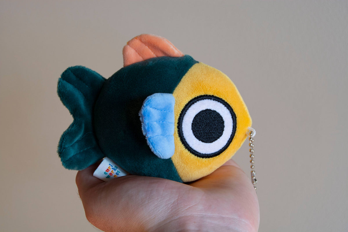 Mochi Fish Fry Plush Keychain – Bench Pressed Letterpress