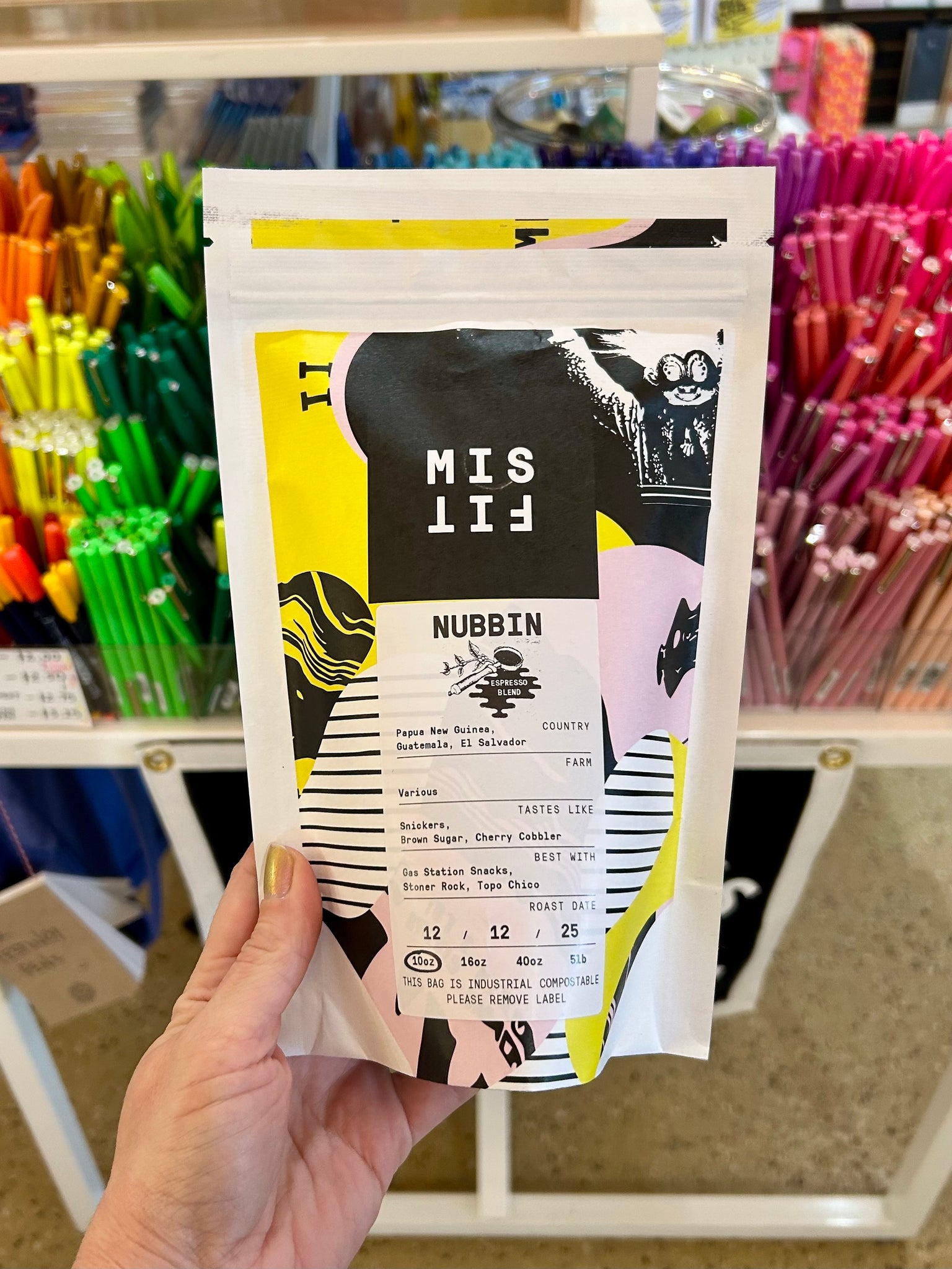 Misfit Nubbin Espresso Blend Whole Bean Coffee (10oz) – Bench Pressed ...