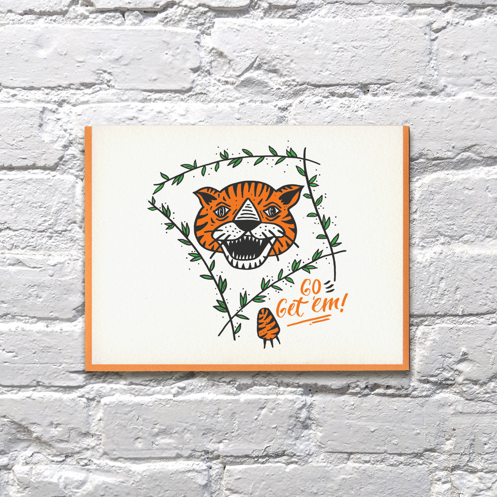 Tiger – Bench Pressed Letterpress